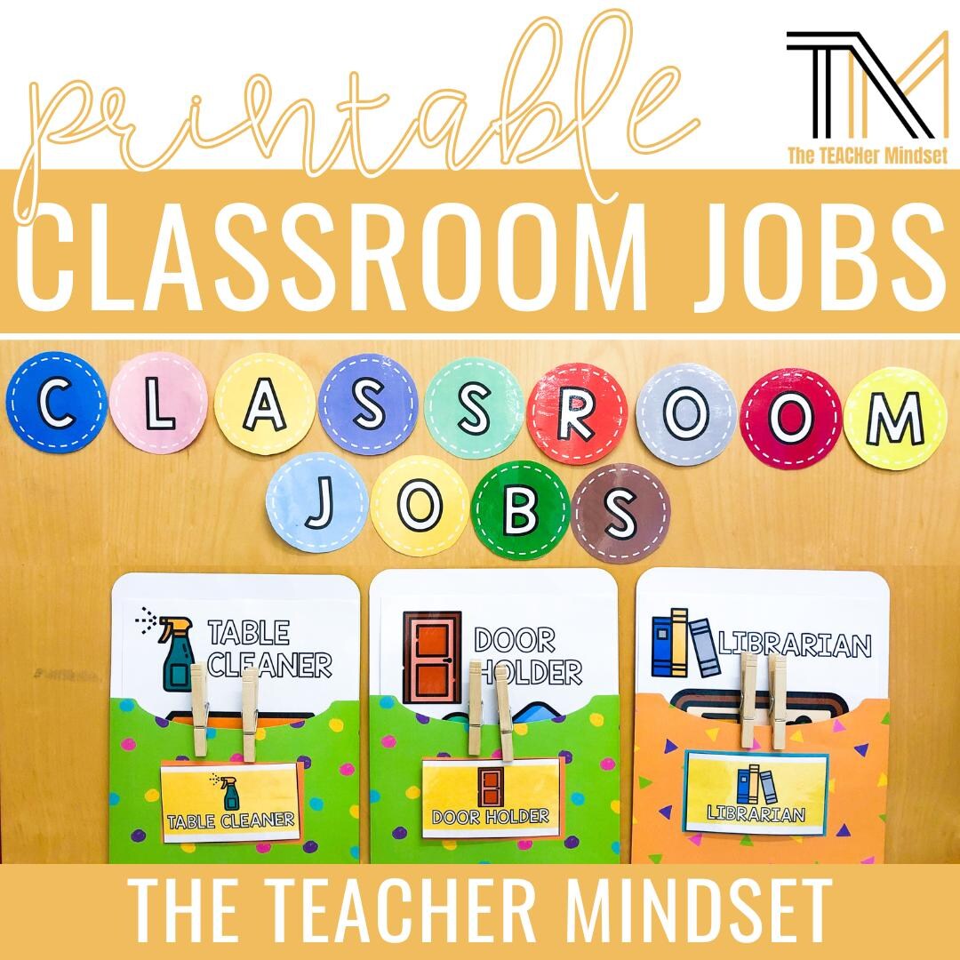 Classroom Jobs Display | Editable in Canva - Etsy