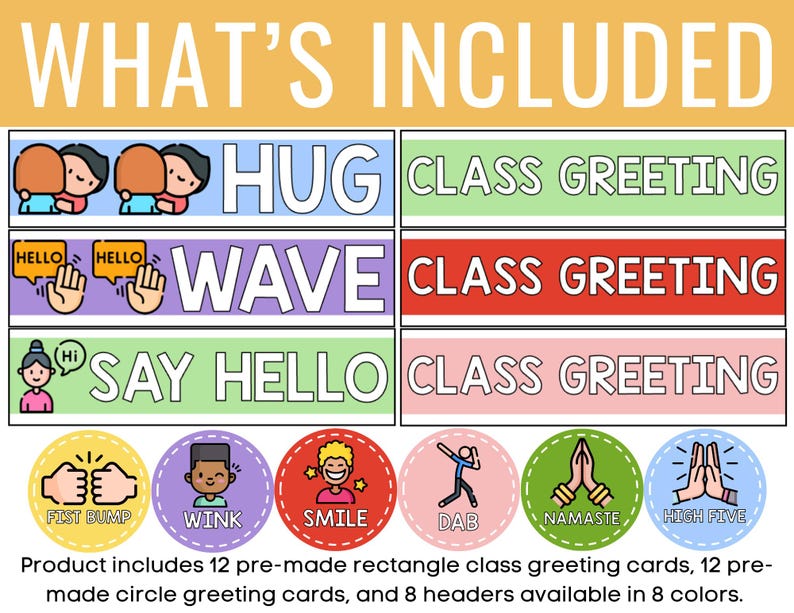 Printable Classroom Greeting Cards - Etsy