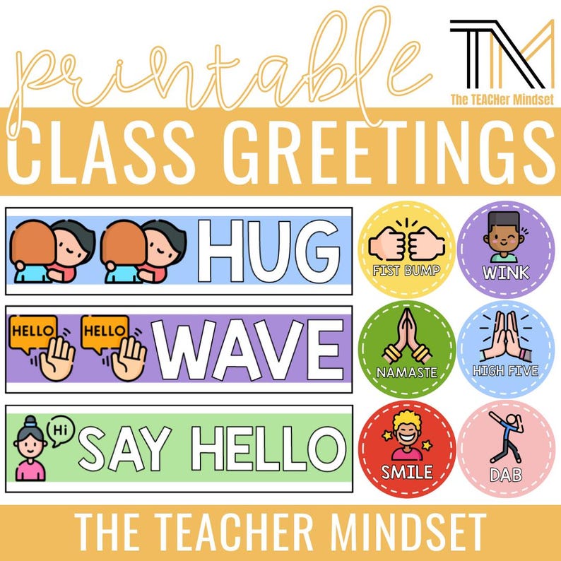 Printable Classroom Greeting Cards - Etsy