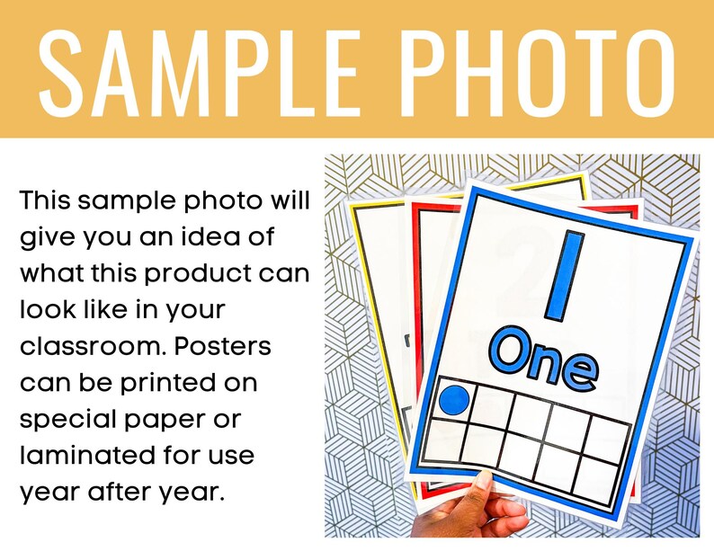 Classroom Numbers Posters | Numbers 1 to 20 - Etsy