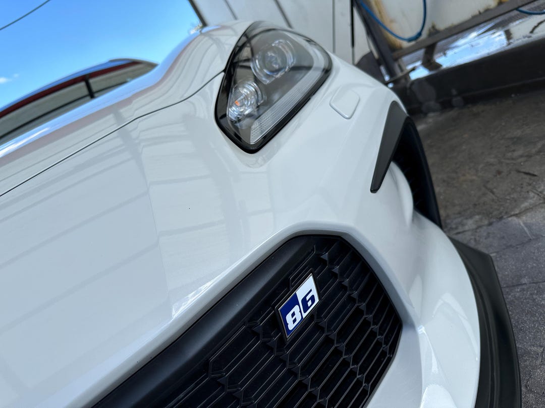 Vinyl Overlay Decals Compatible With Toyota GR86 Front & Rear Emblem 86 ...