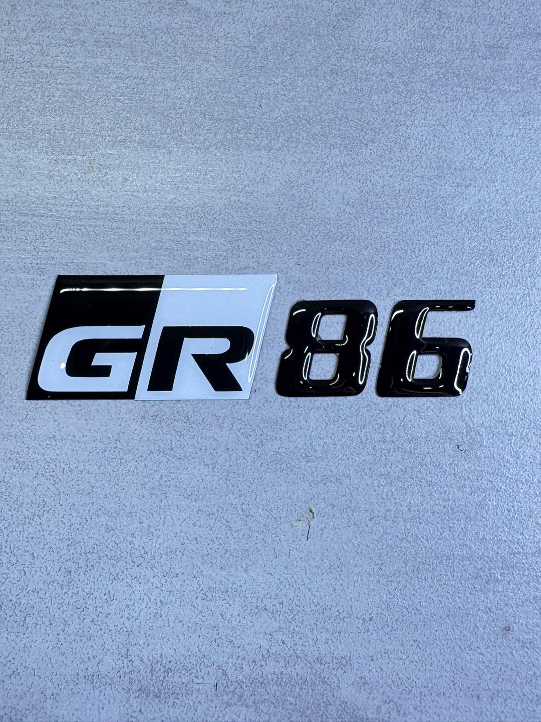 Gel Overlay Decals - Compatible With Toyota GR86 Rear Emblem - "gr-86 ...