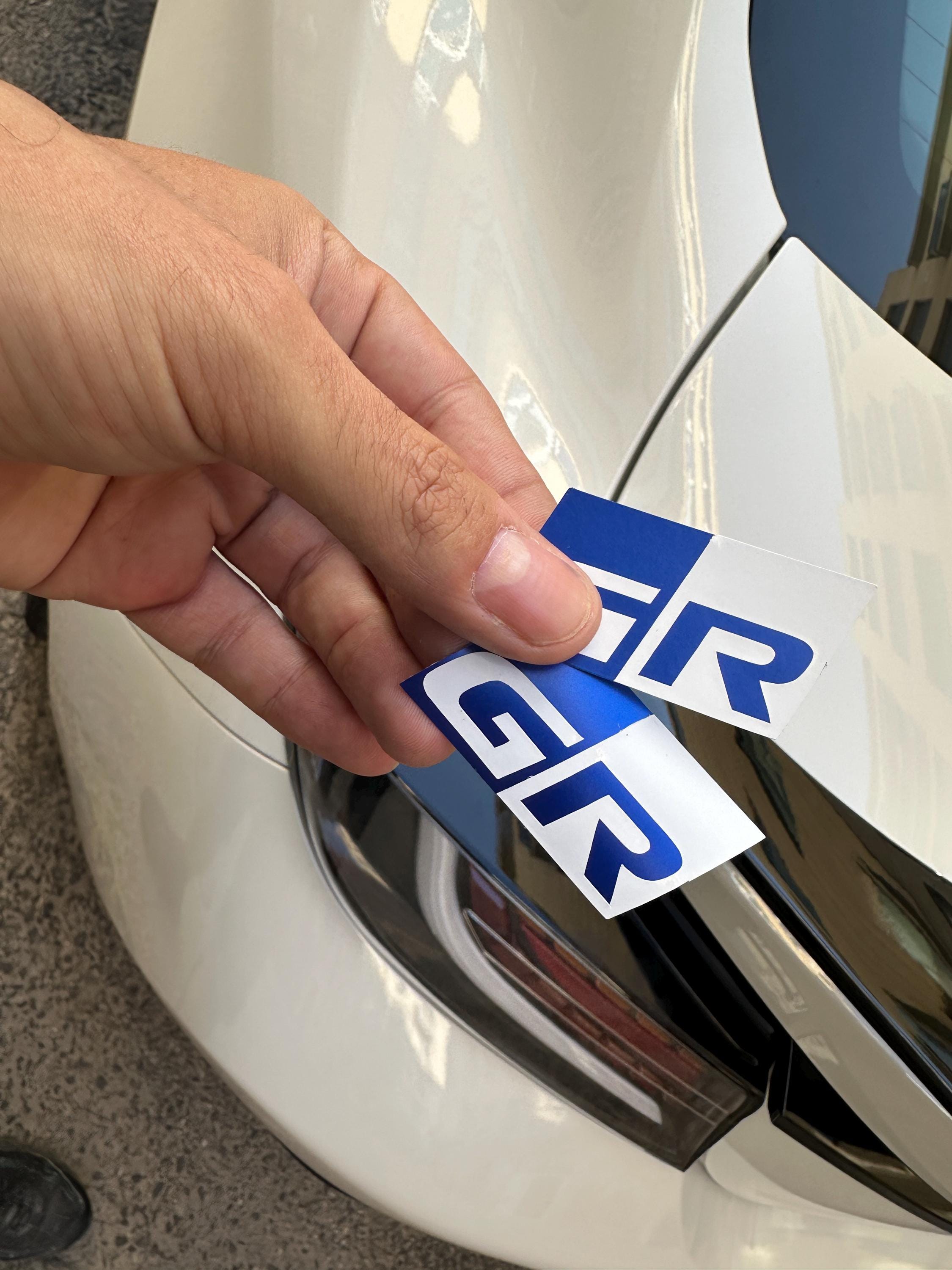 Vinyl Overlay Decals - Compatible With Toyota GR86 Front and Rear ...