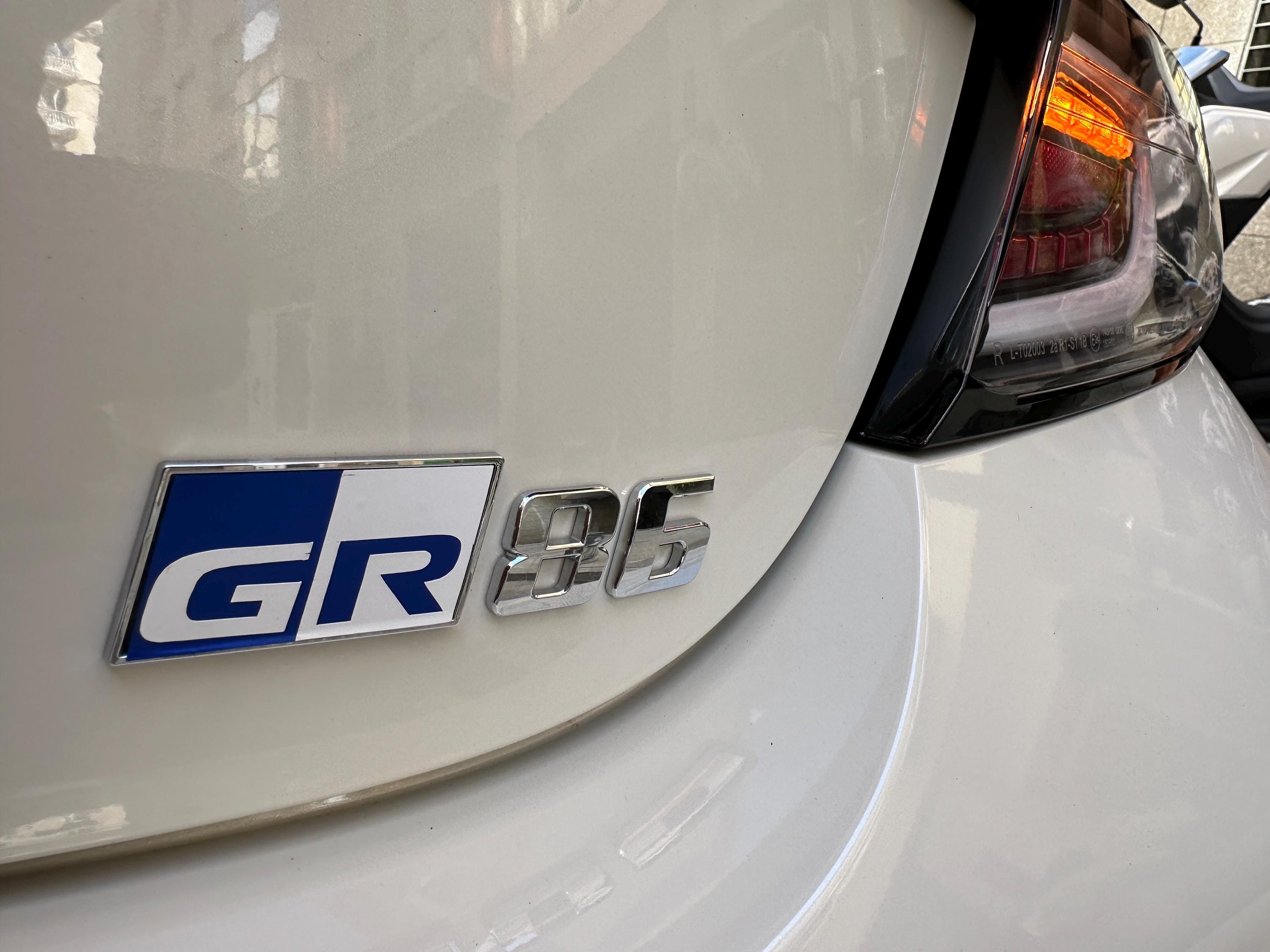 Vinyl Overlay Decals Compatible With Toyota GR86 Front & Rear Emblem gr ...