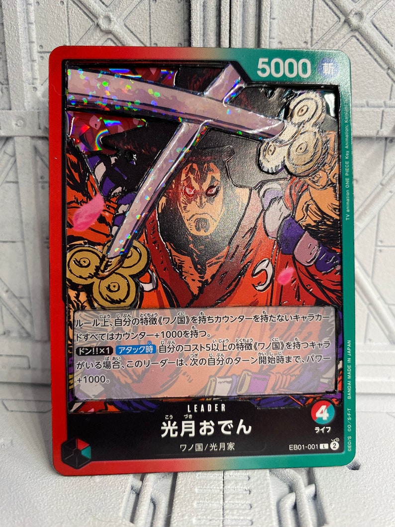 3d One Piece TCG Shadow Box Oden Leader - Etsy