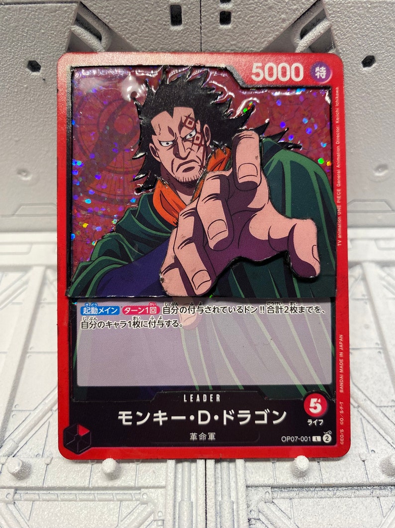 3d One Piece TCG Shadow Box Dragon Leader - Etsy