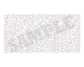 Stipple Square Long Arm Quilt Design - Etsy