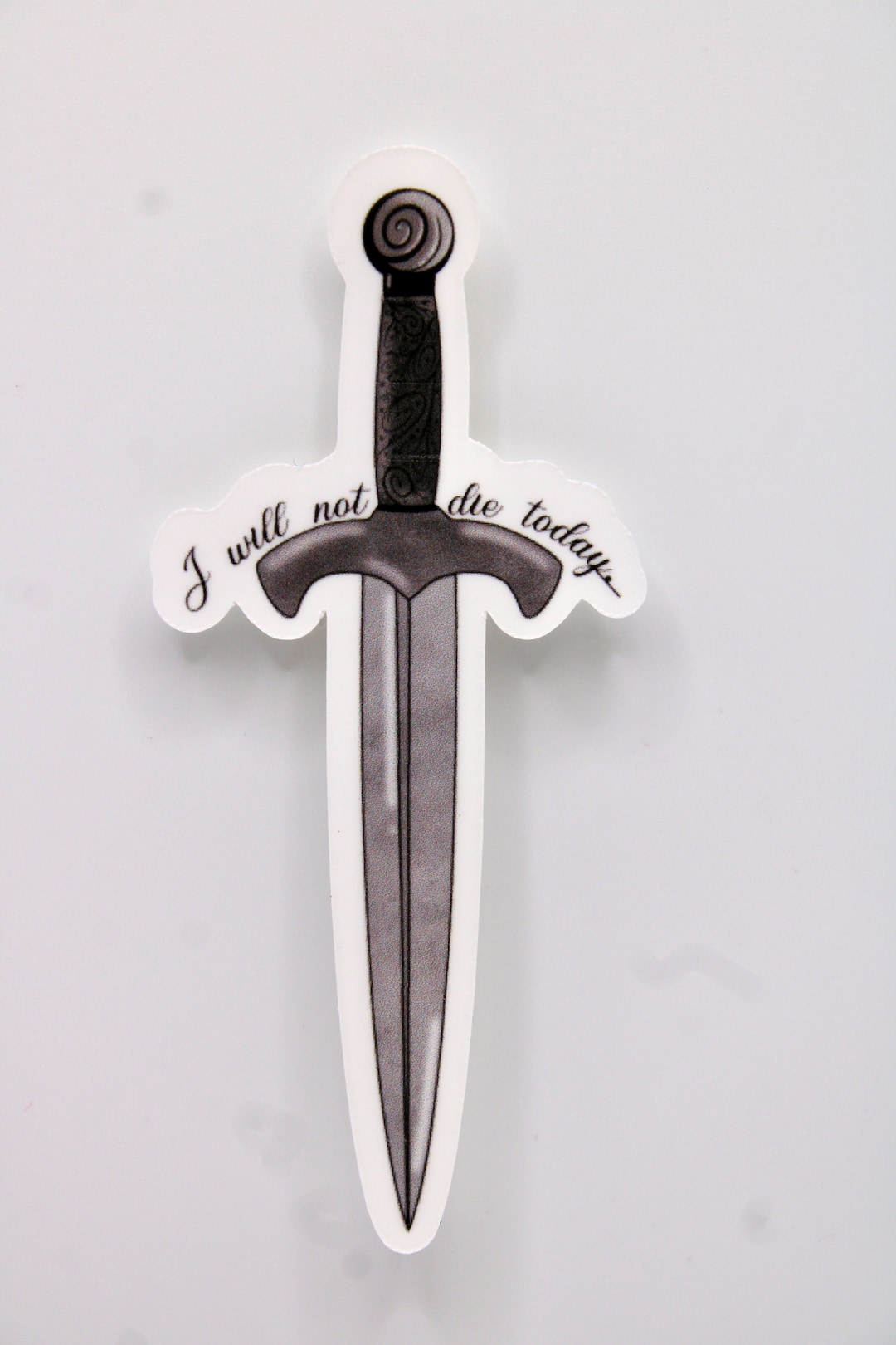 I Will Not Die Today Violet Fourth Wing Dagger - Etsy