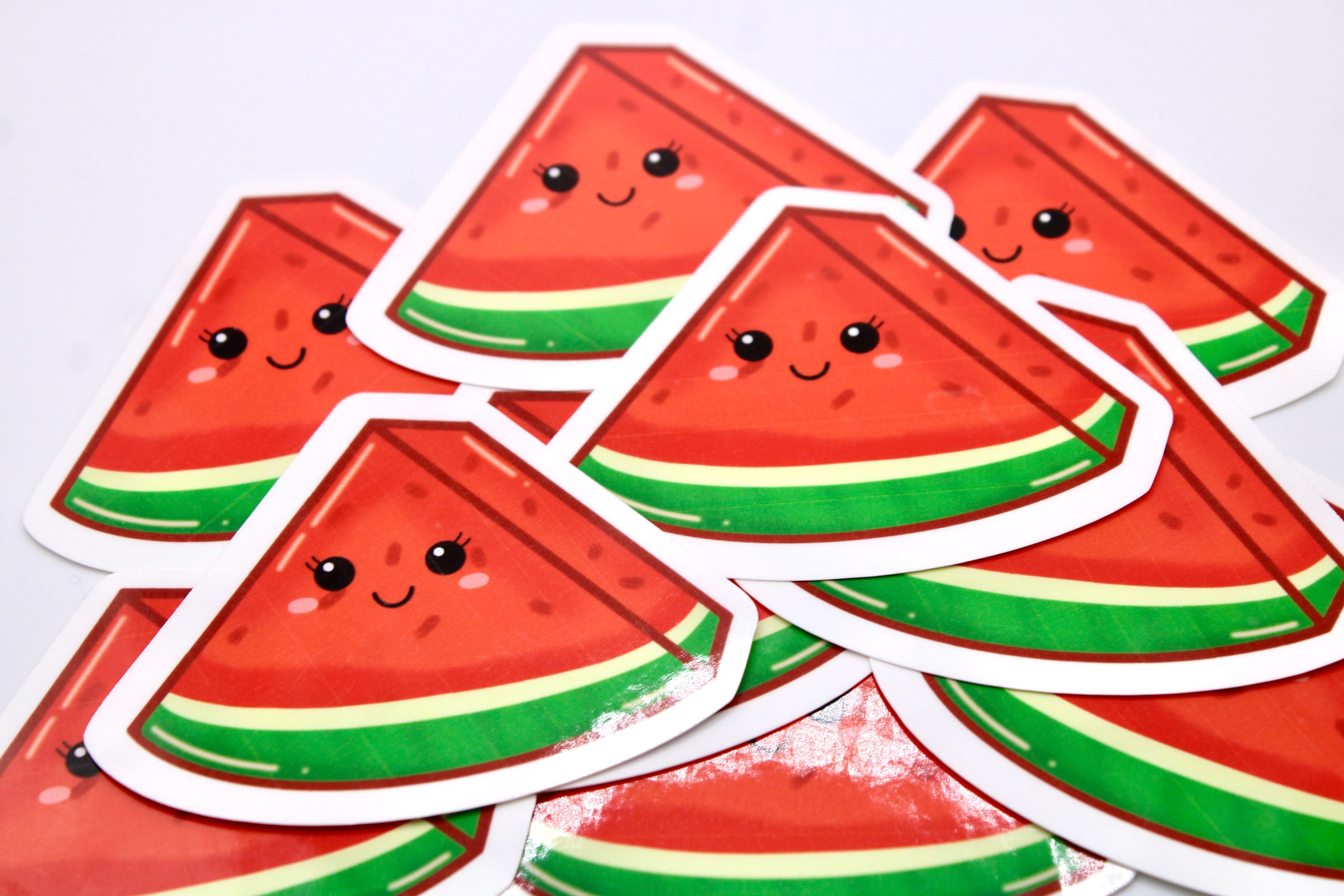 Cute Kawaii Watermelon Stickers Cute Fruit - Etsy