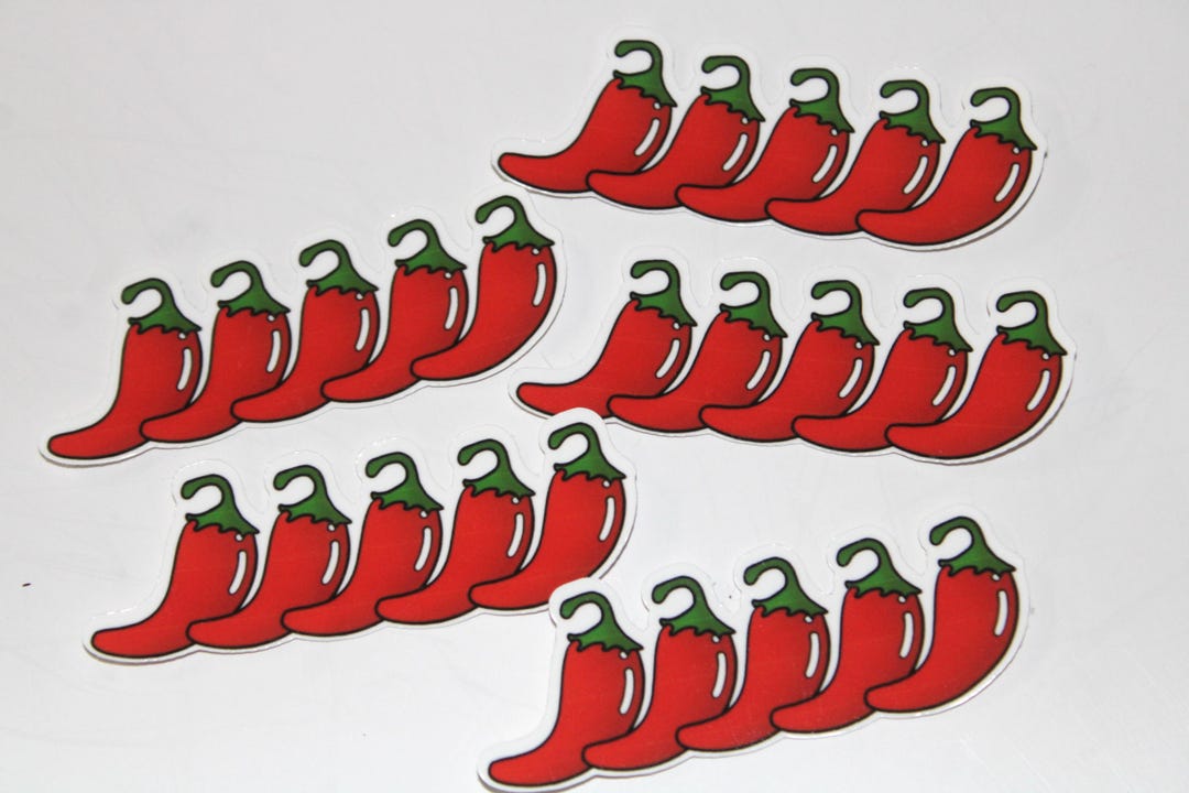 Spice Level Pepper Stickers - Rate Your Books - Waterproof - Etsy