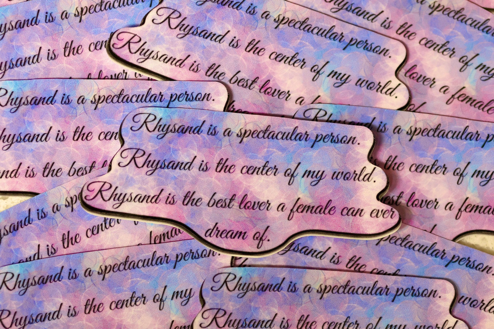 Rhysand Spicy Sticker - ACOTAR Quote - Waterproof and Weatherproof - Etsy