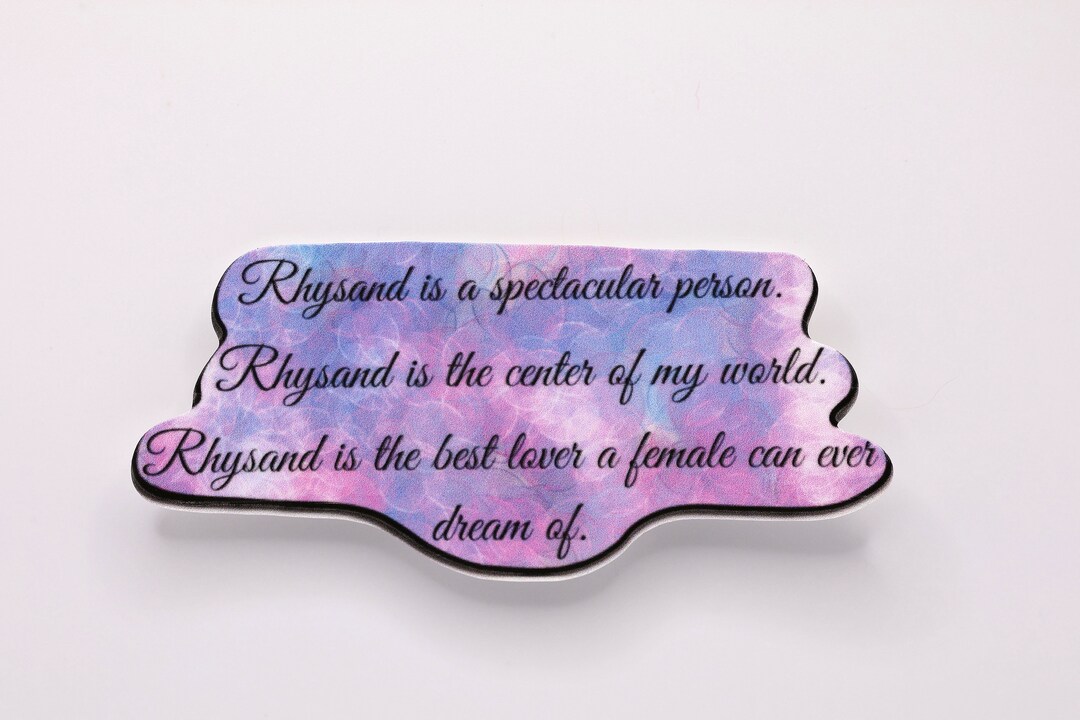 Rhysand Spicy Sticker - ACOTAR Quote - Waterproof and Weatherproof - Etsy