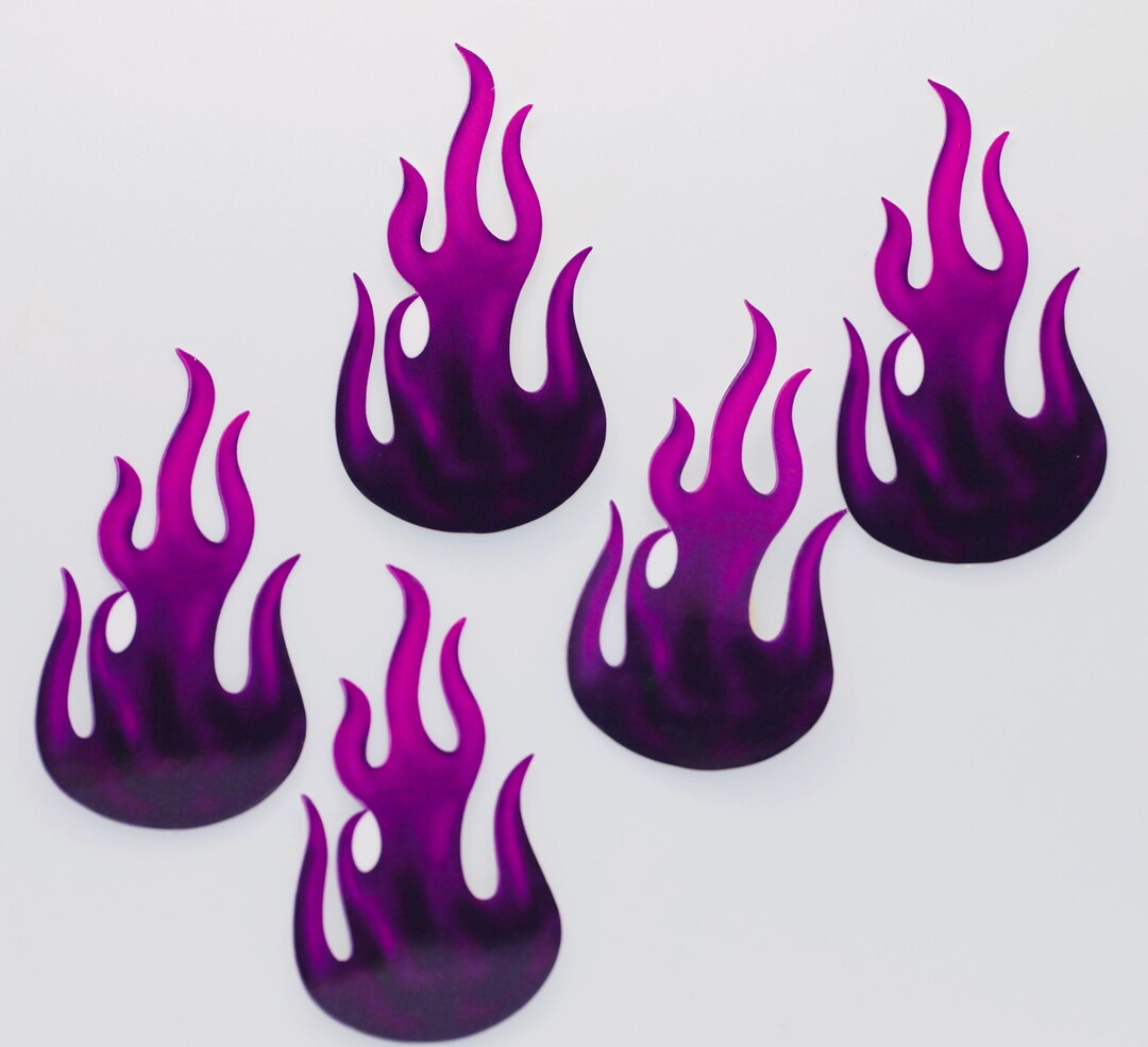Bright Purple Flame - Professor Devera - Fourth Wing Sticker - Etsy