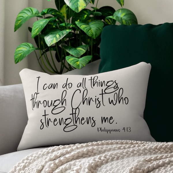 Bible Verse Pillow - Etsy UK