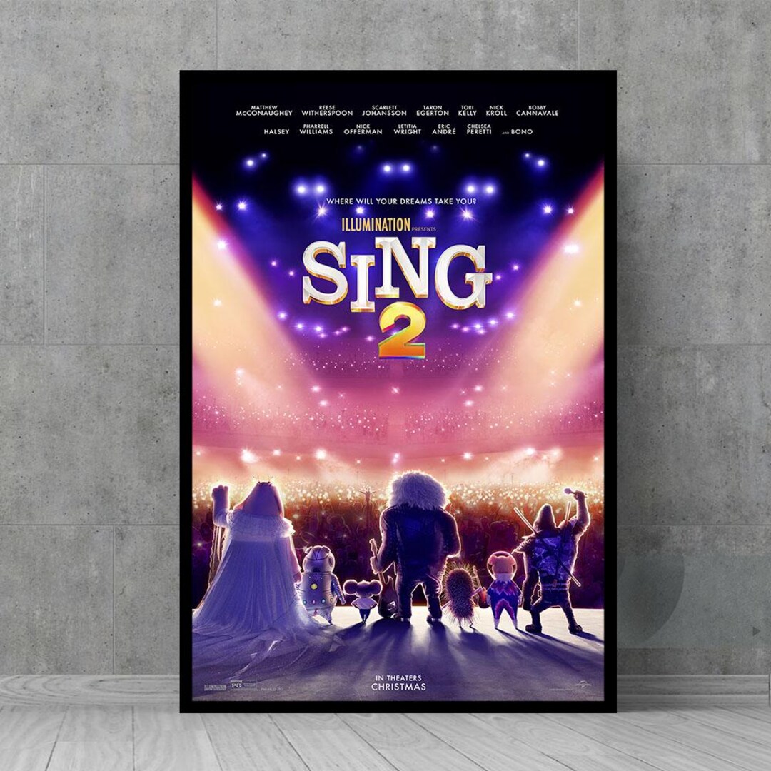 Posters for Daughter Niece Birthday Gift Christmas Present Sing 2 Movie ...