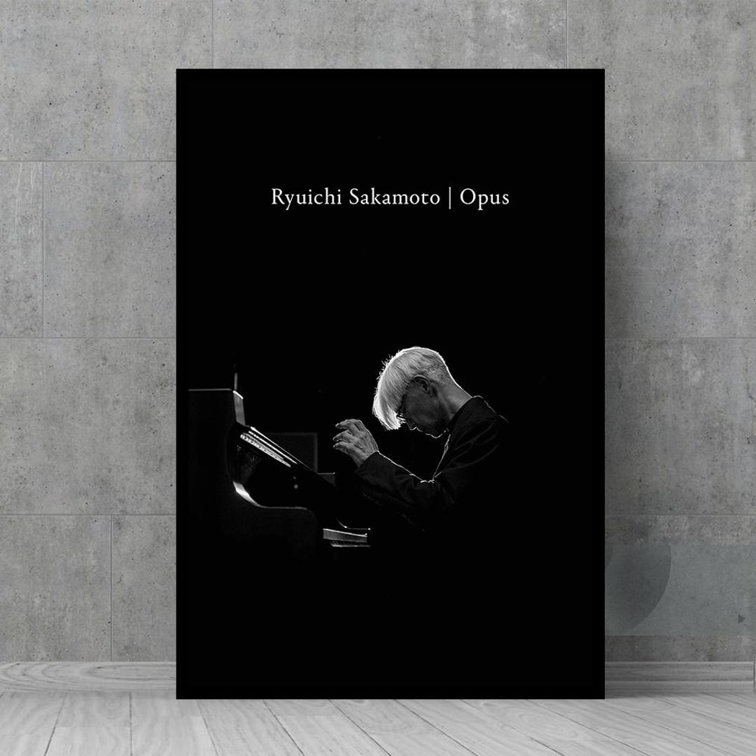 Ryuichi Sakamoto Opus Movie Poster - Wall Art - Vintage Posters - Retro ...