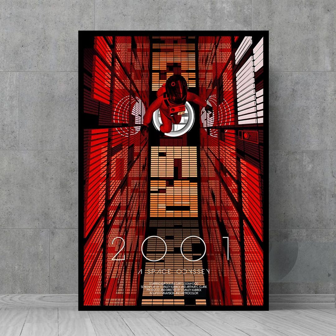 2001 A Space Odyssey Movie Poster - Wall Art - Vintage Posters - Retro ...