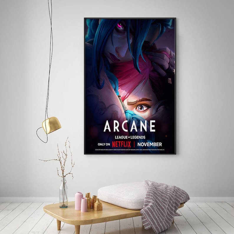 Arcane League of Legends Movie Poster - Wall Art - Vintage Posters ...