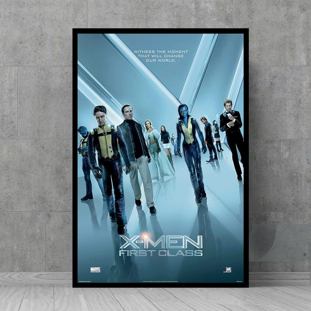 Marvel X-men First Class Movie Poster Wall Art Vintage Posters Retro ...
