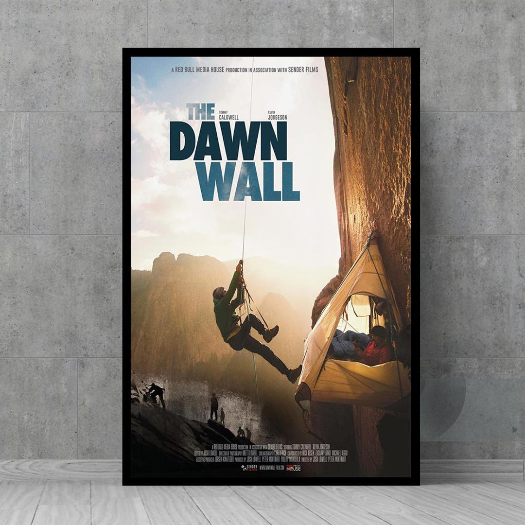 The Dawn Wall Movie Poster - Wall Art - Vintage Posters - Retro Wall ...