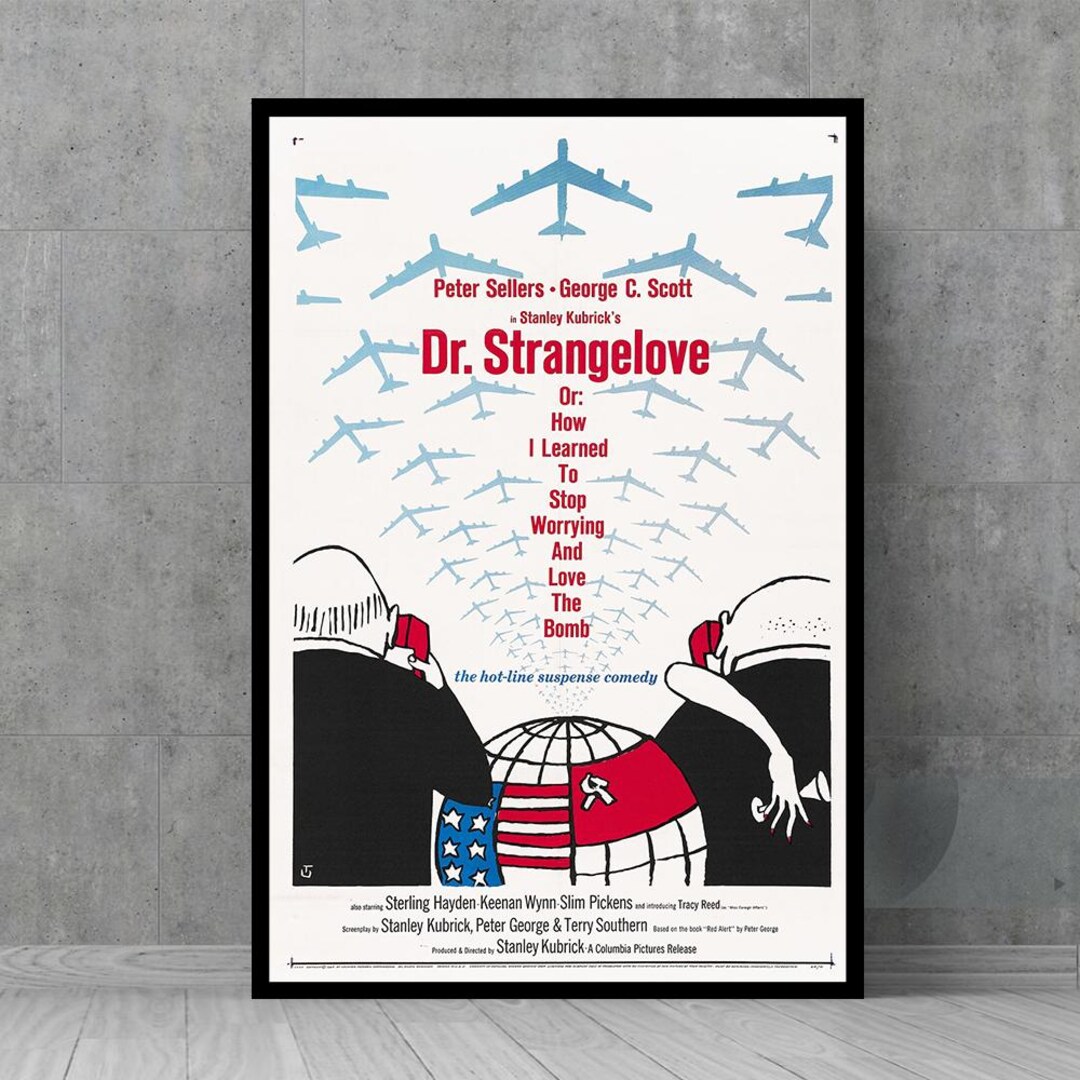 Dr. Strangelove or Movie Poster - Wall Art - Vintage Posters - Retro ...