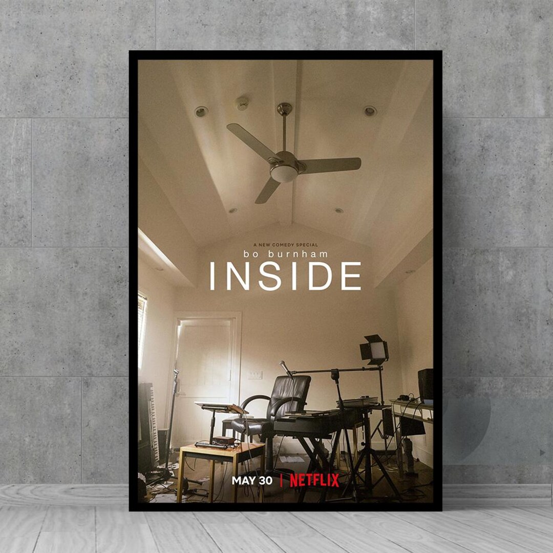 Bo Burnham Inside (tv) 2021 Movie Poster - Wall Art - Vintage Posters ...