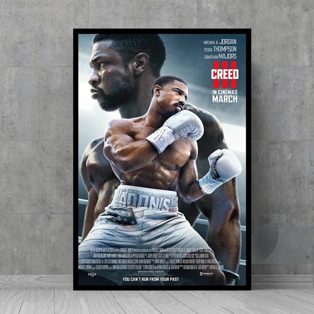 Creed 3 III Movie Film Poster - Wall Art - Classic Vintage Movie ...