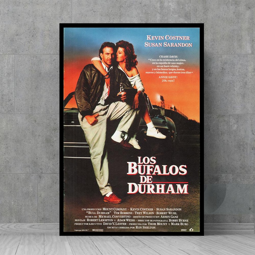 Bull Durham Kevin Costner Movie Poster - Wall Art - Vintage Posters ...