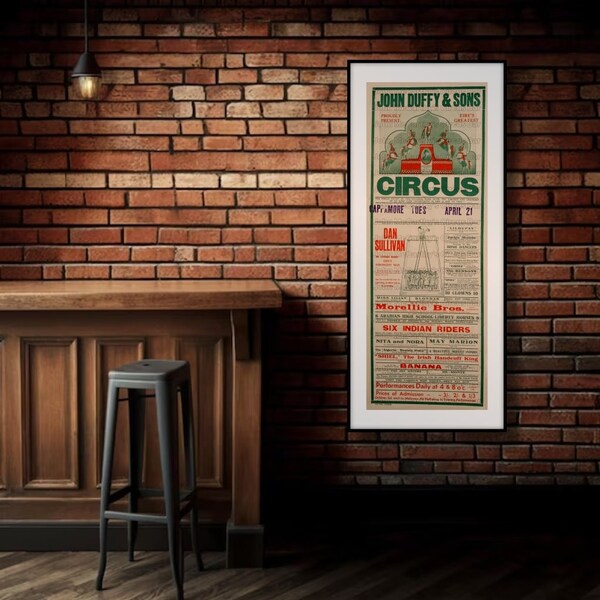 Circus Poster - Etsy