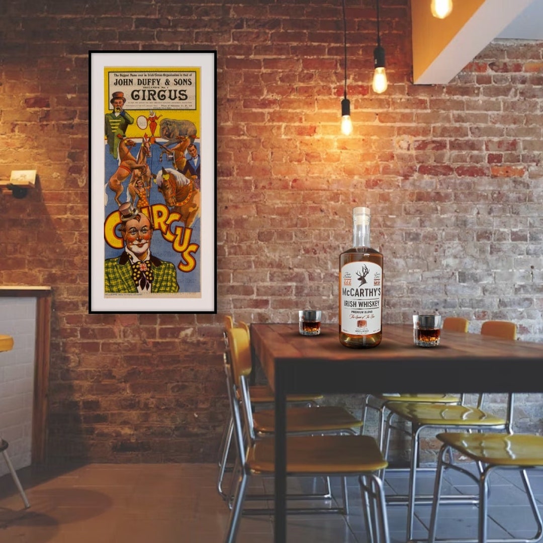 3 Feet Large Vintage Poster for Interior Decor Circus Ireland ...