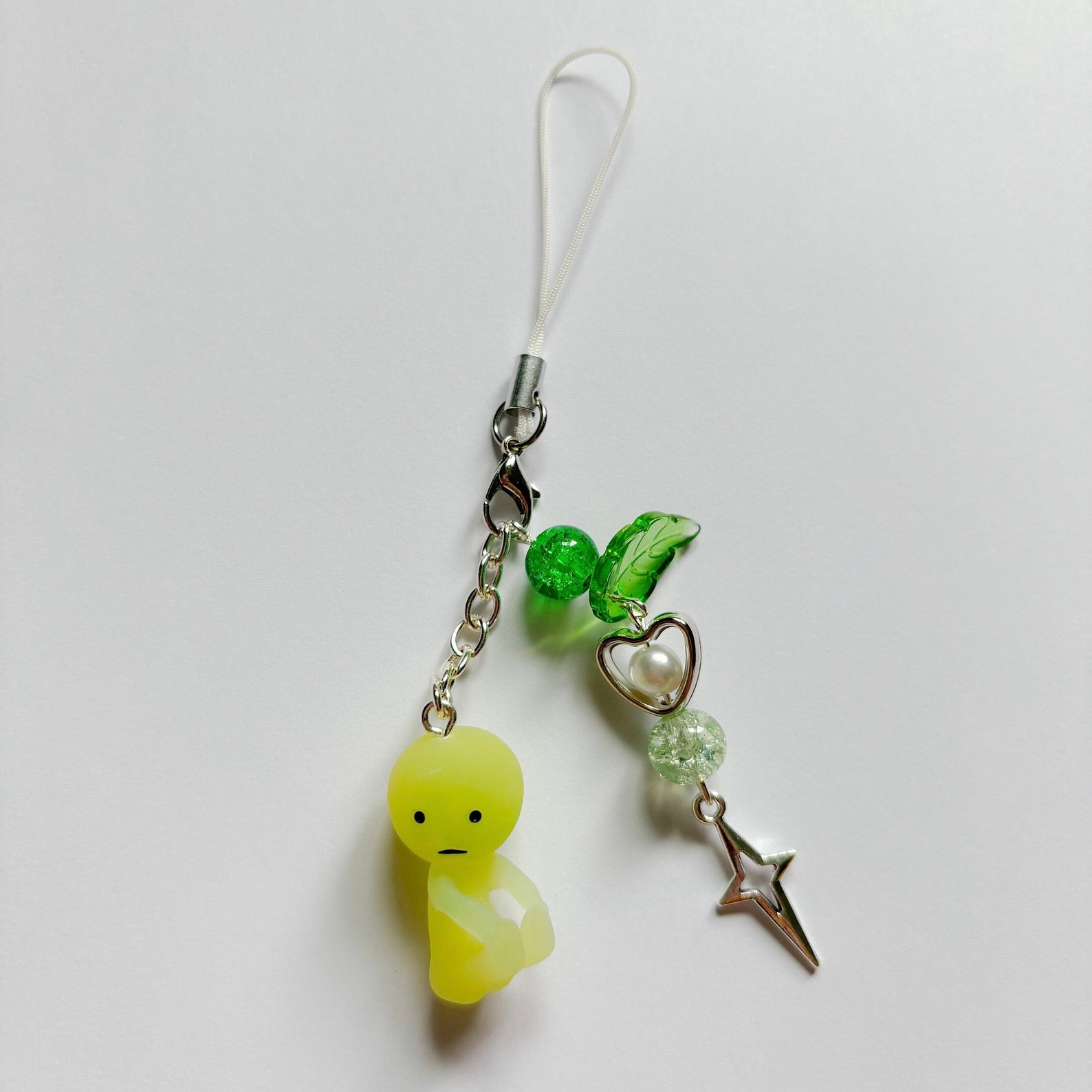 Smiski Stretching Phone/water Bottle Charm - Etsy