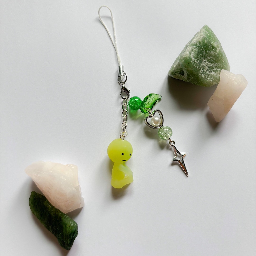 Smiski Stretching Phone/water Bottle Charm - Etsy