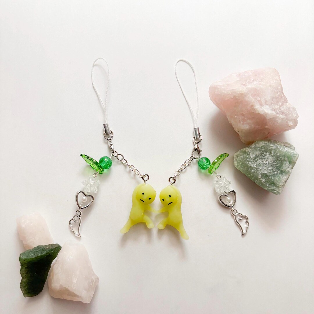 Friendship Heart Smiski Phone/water Bottle Charms - Etsy