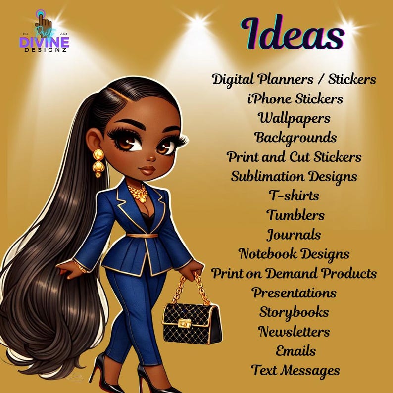 Sigma Gamma Rho Sorority Chibi Doll Digital Download | Greek Life ...