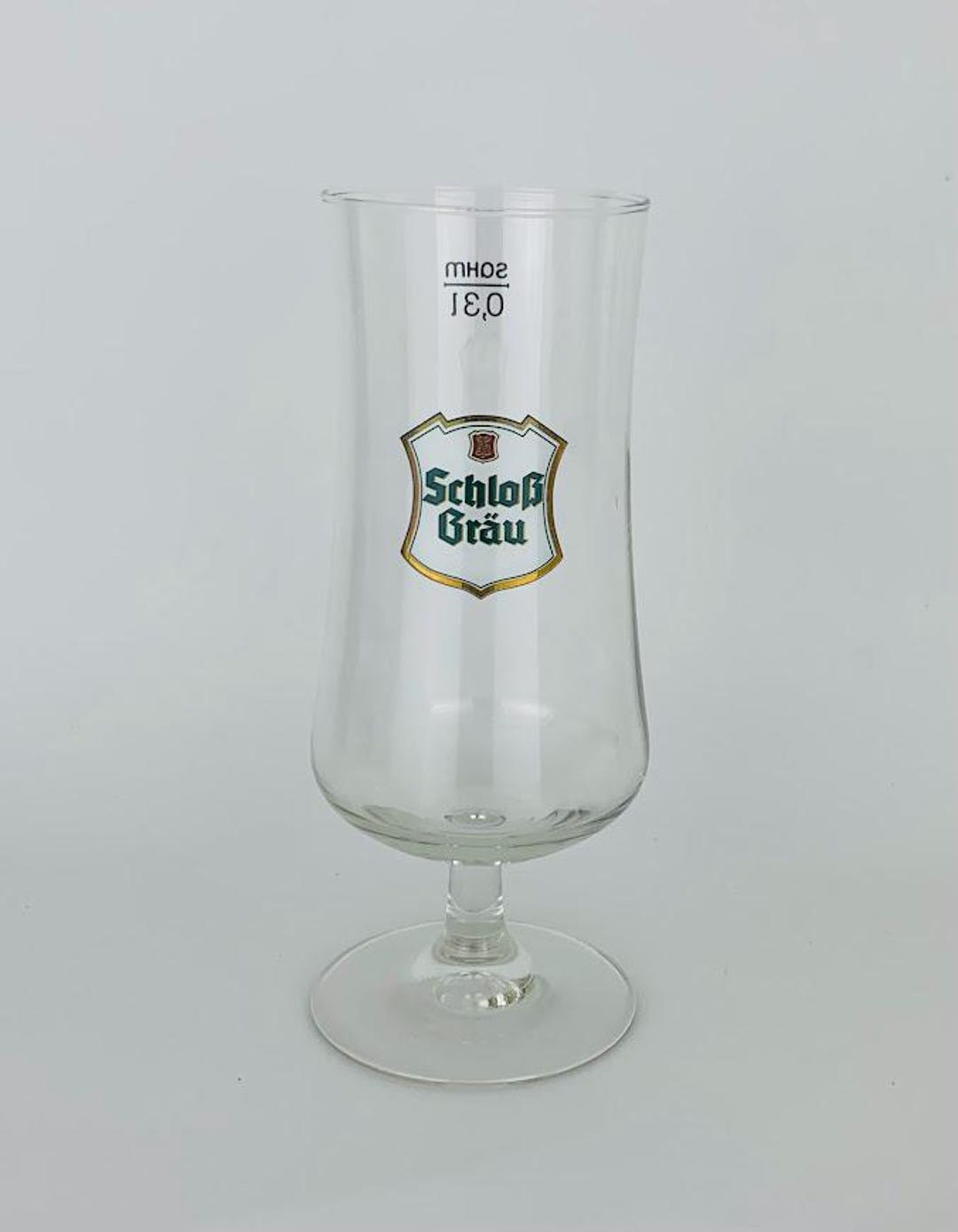 Schloß Bräu Glasses 0.3l (set of 2) German Beer Glass / Düsseldorf Beer ...