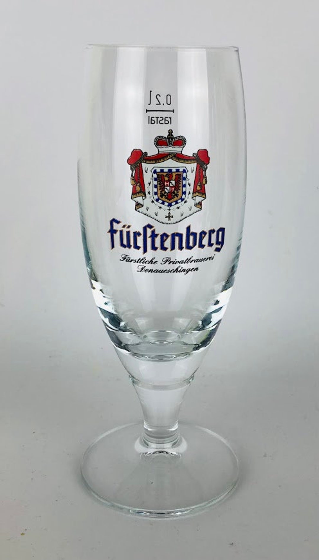 6 X Fürstenberg Beer Glasses 0.2l - Etsy