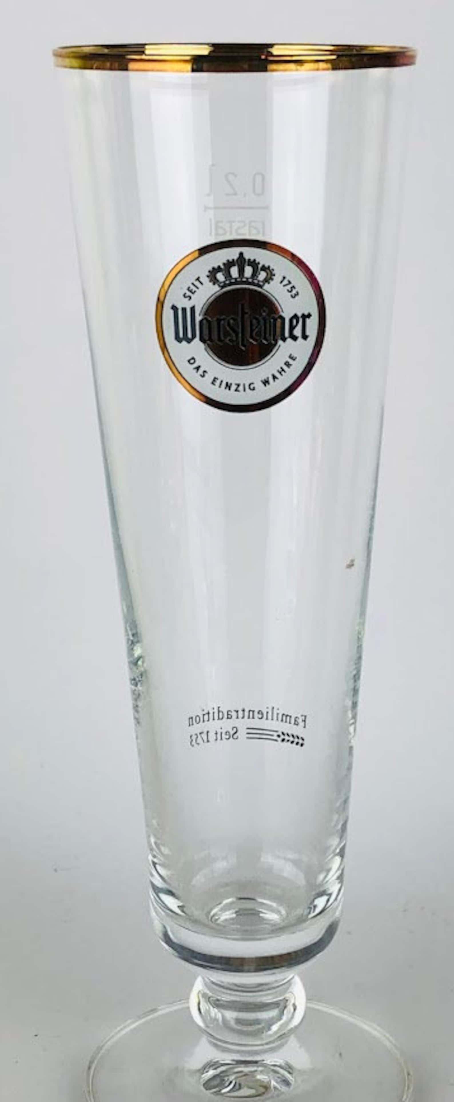 6 X Warsteiner Beer Glasses 0.2l - Etsy