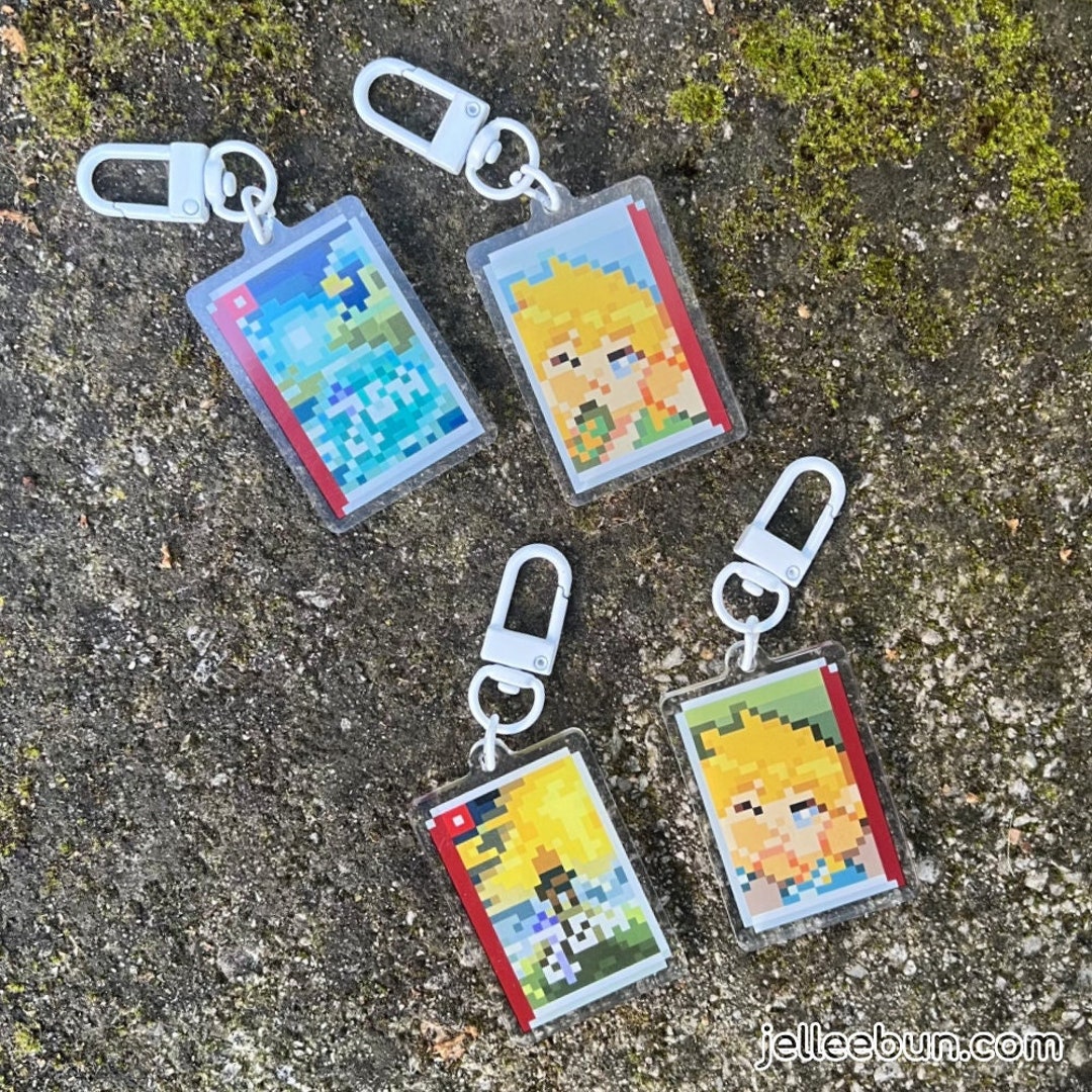 Pixel Art Mini Switch Game Keychains: Zelda, Splatoon, Katamari, ACNH ...