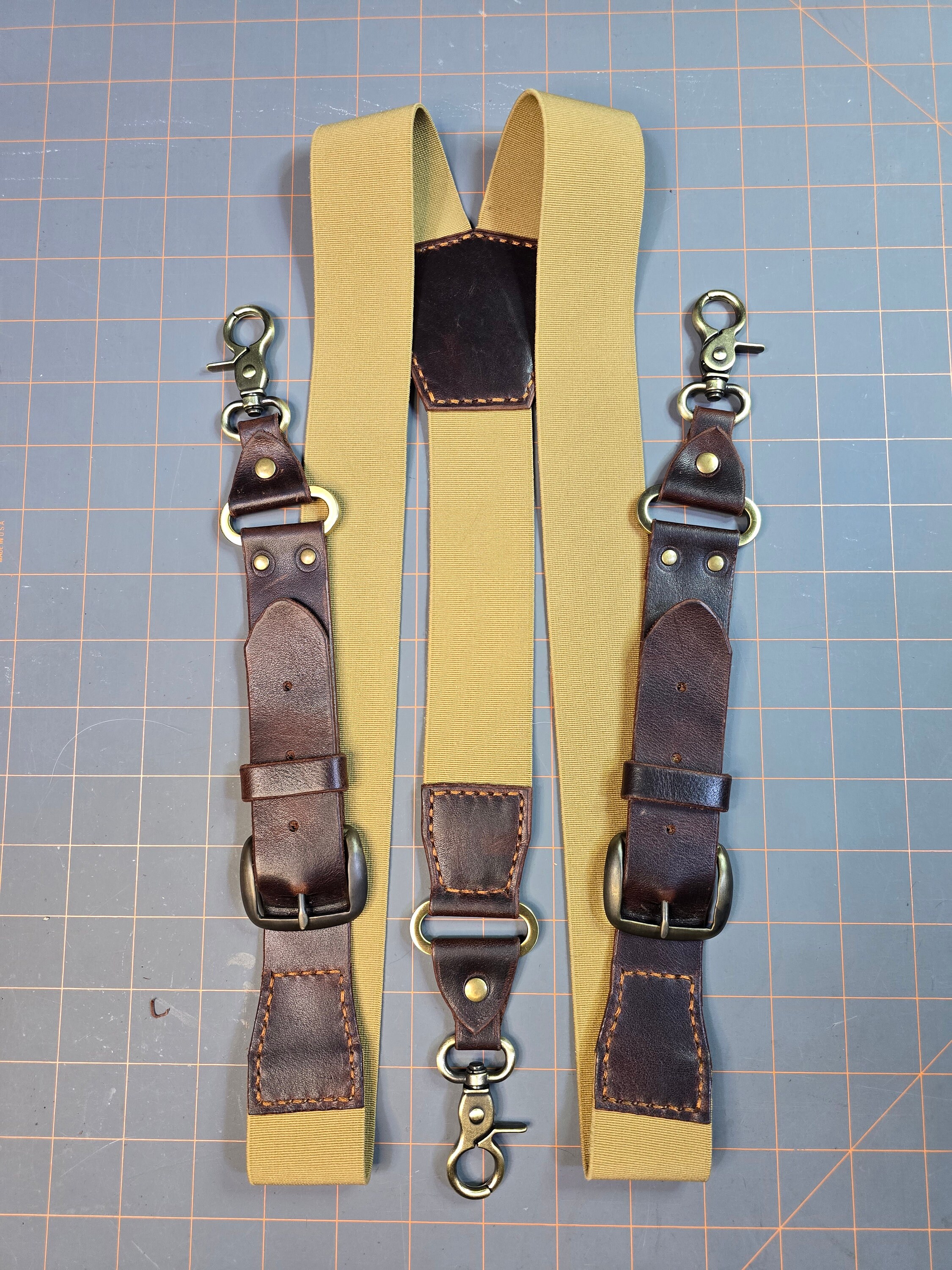 Custom Leather Suspenders - Etsy