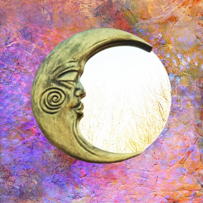 Moon Mirror - Etsy
