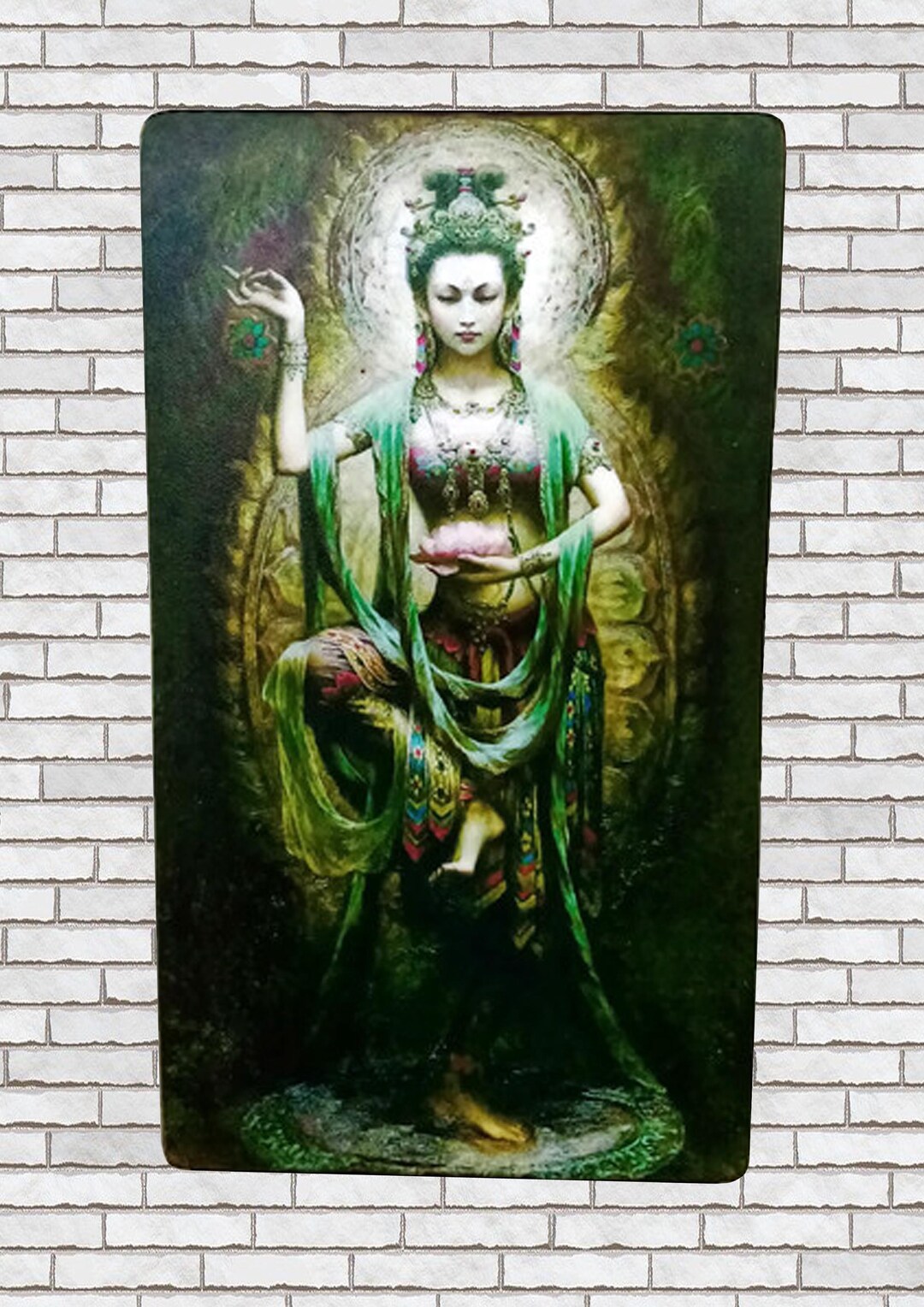 Guan Yin Chinese Goddess of Compassion - Portrait Prints-wood Panels ...