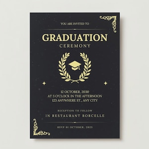 Graduation Invitation! 2024 GRAD Template - Etsy