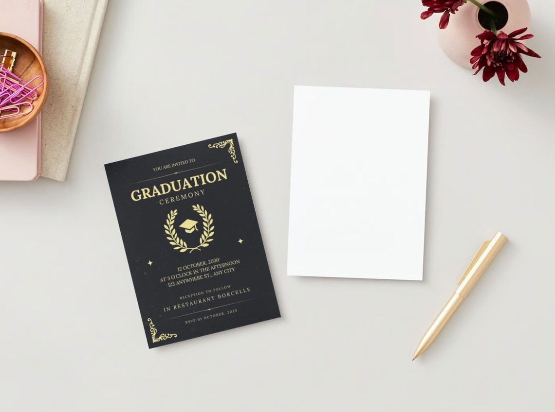 Graduation Invitation! 2024 GRAD Template - Etsy