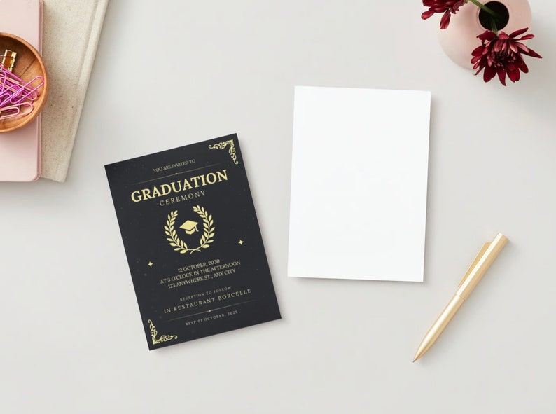 Graduation Invitation! 2024 GRAD Template - Etsy