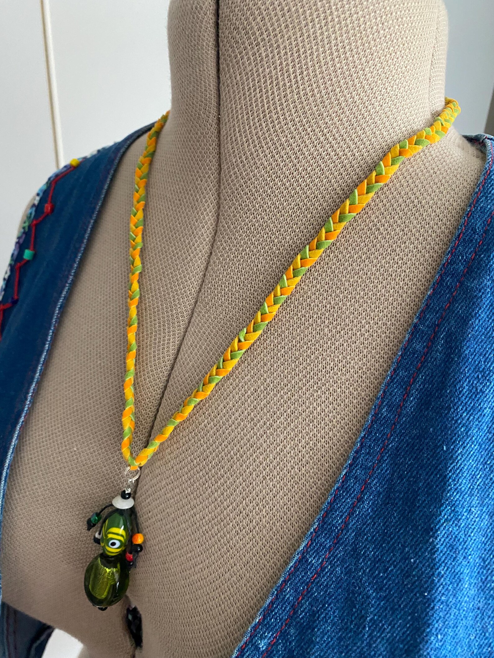 Quirky Rasta Necklace With Dreadlocks Comes With a Cute Owl Gift Bag - Etsy