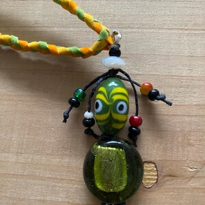 Quirky Rasta Necklace With Dreadlocks Comes With a Cute Owl Gift Bag - Etsy