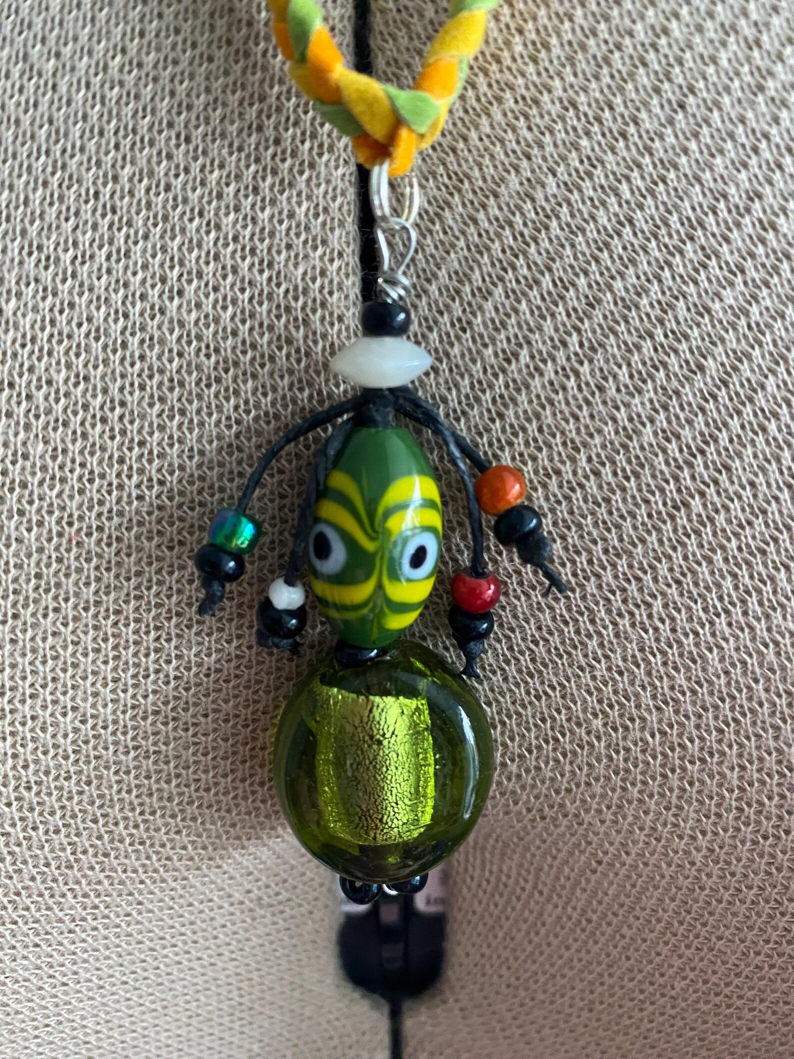 Quirky Rasta Necklace With Dreadlocks Comes With a Cute Owl Gift Bag - Etsy