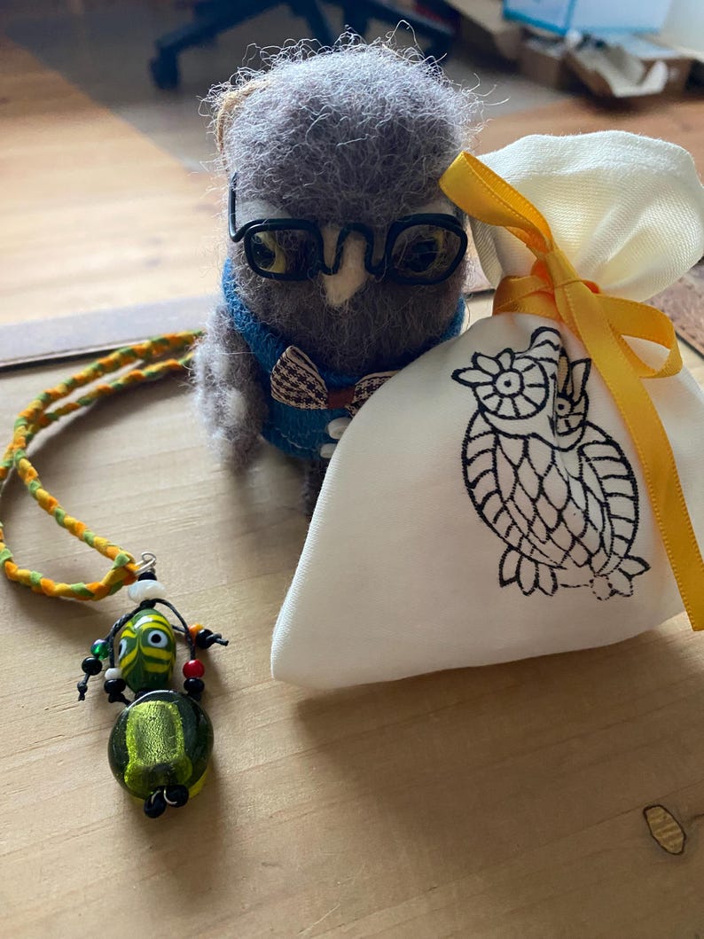 Quirky Rasta Necklace With Dreadlocks Comes With a Cute Owl Gift Bag - Etsy