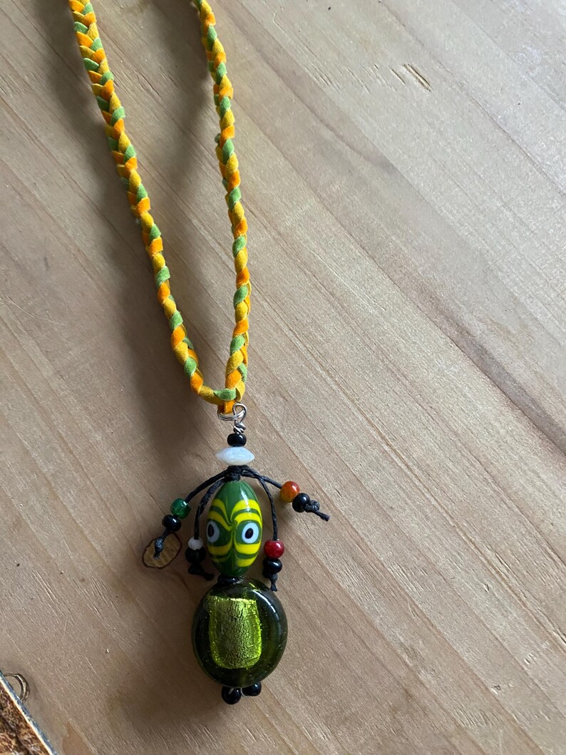 Quirky Rasta Necklace With Dreadlocks Comes With a Cute Owl Gift Bag - Etsy