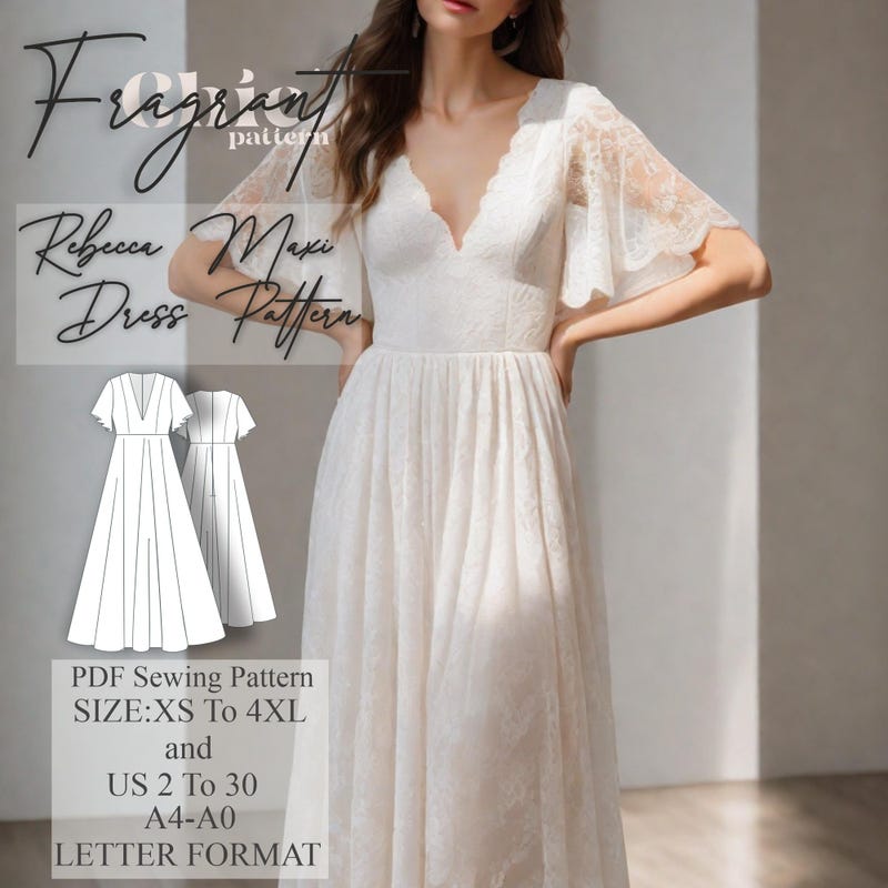 Boho Dress Pattern - Etsy